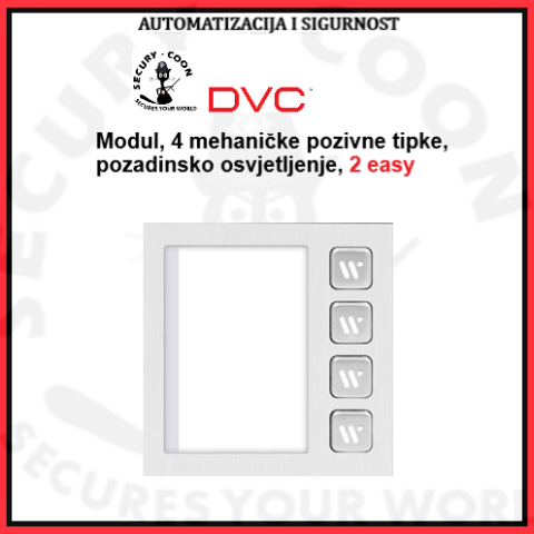 MODUL 4 POZIVNE TIPKE DVC 821/M4-4